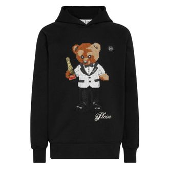 Philipp Plein Hoodie Teddy Waiter - - Sweatshirts & Hoodies - Herren - Schwarzk - XL