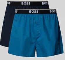 HUGO BOSS Regular Fit Boxershorts aus reiner Baumwolle im 2er-Pack Modell 2P BOXER