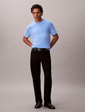 Calvin Klein Pull &agrave; manches courtes en coton pima