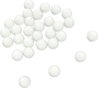 Garneck 180 Stück Glasperlen Klar Rund Dekorative Glassteine Vase Füller Für Aquarium DIY Basteln Shatter-resistent Mit Glatter Oberfläche