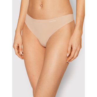 Calvin Klein Underwear Stringtanga 0000D3428E Beige