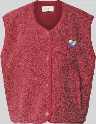 American Vintage Weste mit Rundhalsausschnitt Modell HOKTOWN