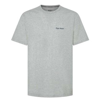 Pepe Jeans London Herren Alfie T-Shirt, Grau (Hellgrau meliert), M