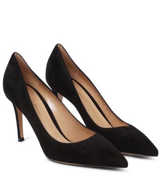 Gianvito Rossi Pumps Gianvito 85 aus Veloursleder
