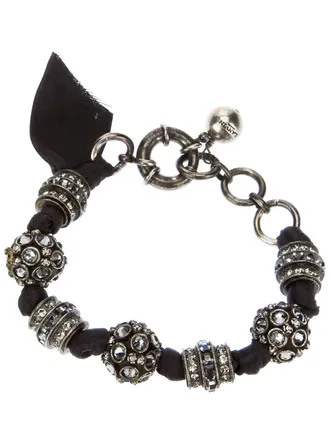 Lanvin beaded chunky bracelet - M&eacute;tallis&eacute;