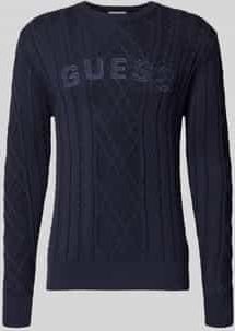 Guess Strickpullover aus Baumwoll-Modal-Mix
