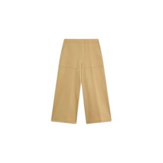 Liviana Conti Femme, Pantalons, Beige, Taille: 40 FR Pantal&oacute;n Cropped Miele