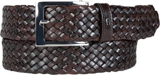 Aigner Herren Gürtel braun Leder geprägt