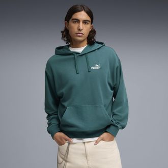 Puma Essentials Relaxed No.1 Logo Hoodie Herren, Kleidung, Gr&uuml;n, XXL