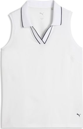 Puma CLOUDSPUN Essentials &Atilde;rmelloses Polo Damen, Kleidung, Wei&Atilde;Y, XXL