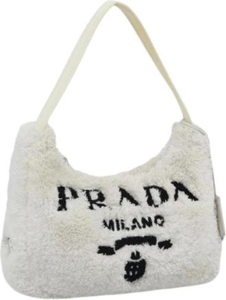 Prada Pre-owned Vintage Hand Bag - Femme - Pre-owned - Blanc - Taille: ONE Size