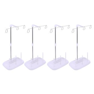 Angoily 4st&uuml;cke N&auml;hgestell Mit Garnrollenhalter F&uuml;r N&auml;hmaschinenorganizer Stickgarnrollenst&auml;nder Zur Aufbewahrung Kompatibel Mit Spulenhaltern Tragbar F&uuml;r Hei