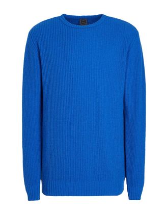 8 by YOOX WOOL BLEND RIB KNIT RELAXED FIT CREWNECK
