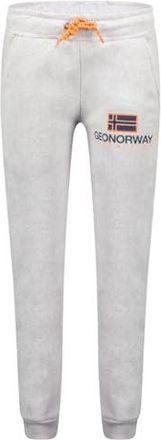 Geographical Norway maelo Lady Pantalon Jogging Femme - Pantalons Training Sport Fitness Running - Survetement Yoga Femmes Poches Coton - Femmes Printemps Hiver (Gris Cla