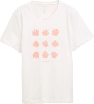 Tom Tailor Damen 1045534 T-Shirt, 10315 - Whisper White, XXL EU