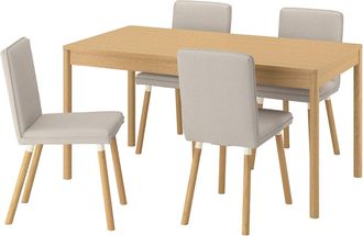 IKEA TONSTAD / TONSTAD Tisch und 4 Stühle