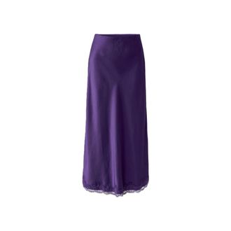 Oui Rock Oui - - Skirts - Damen - Lila - XS