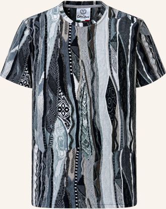 Carlo Colucci Carlo Colucci Knit Print Story T-Shirt Fiaider weiss