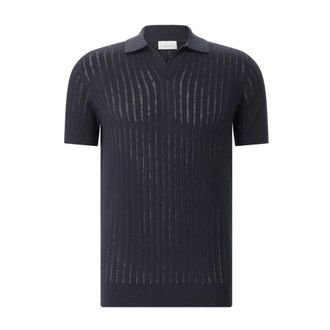 Profuomo Homme, Tops, Brun, Taille: 2XL Polo Tricot&eacute;