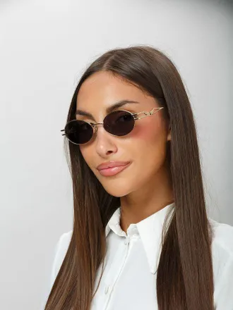 Zadig&Voltaire SZV464S Round-frame Metal Sunglasses - Rose gold