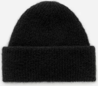 Arket Beanie Aus Alpakawolle Und Wolle -Schwarz