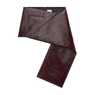 Courr&egrave;ges Roter Vinyl Asymmetrischer Rock - - Skirts - Damen - Braun - S