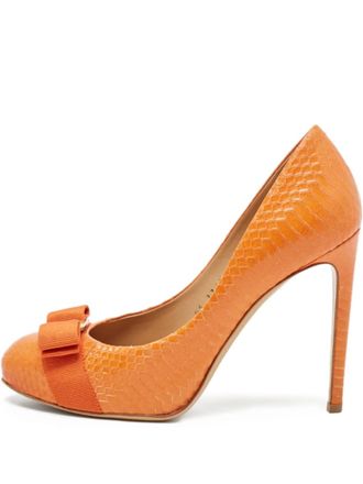 Ferragamo escarpins Vara Bow 115 mm - Orange