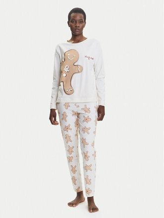 Benetton United Colors Of Benetton Pyjama 3DKE3P03K Beige Regular Fit