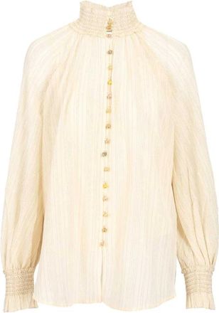 Zimmermann Femme, Blouses et Chemises, Beige, Taille: 40 FR Aster Blouse