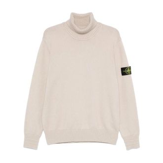 Stone Island Casual Strick Pullover Sweater - - Knitwear - Herren - Beige - L