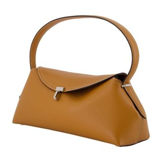Toteme Womens Shoulder Bag Beige Calfskin
