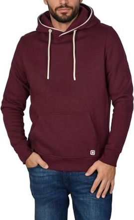 Riverso RIVSandro Sweat &agrave; capuche pour homme avec poches kangourou - Coupe droite - Uni - Coton - Noir - Gris - Bleu - Rouge - Vert - Beige - Marron - Tailles