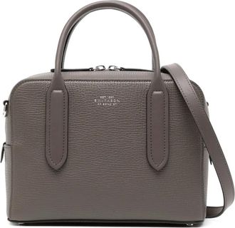Smythson Mini Lytton Tasche - Braun