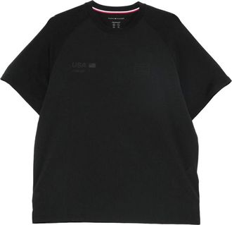 Tommy Hilfiger Homme, Tops, Noir, Taille: M T-shirt