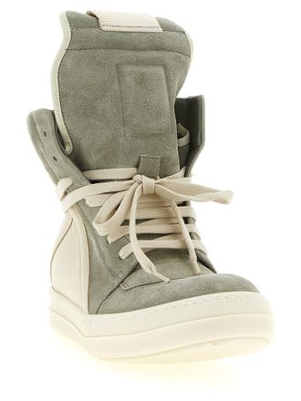 Rick Owens Geobasket Sneakers - Cream