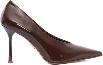 Sergio Levantesi escarpins Moderna 56 100 mm à bout pointu - Marron