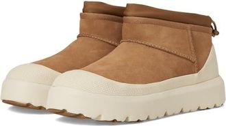 UGG Cl Ultra Mini Weather Hybrid Bottes tendance pour homme, Châtaigne/blanc, 40 EU