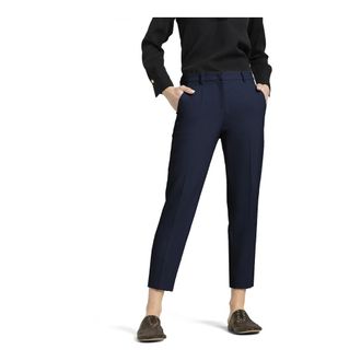 Cambio Dunkelblaue Cropped Hose Krystal - - Trousers - Damen - Blau - XS