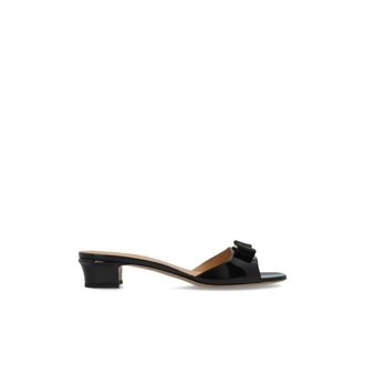 Ferragamo Femme, Chaussures, Noir, Taille: 38 1/2 EU Mules &agrave; talons Vanilla
