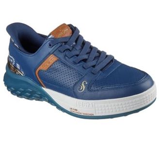 Skechers X Dogg Snoop Sizzle Toke Baskets &agrave; Enfiler pour Homme, Bleu Marine, 41 EU