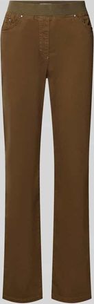 Raphaela by Brax Schmale Hose aus Baumwoll-Mix Modell PAMINA