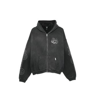 Represent Graphic-print Zip-up Hoodie