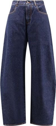 Alaia Femme, Jeans, Bleu, Taille: 34 FR Pantalon en denim Low Round
