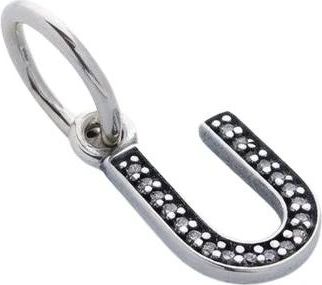 Pandora Buchstabe U Anh&auml;nger - - Accessories - Damen - Grau - ONE SIZE