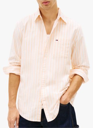 Tommy Hilfiger Chemise col am&eacute;ricain &agrave; rayures en coton