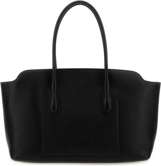 Tom Ford Womens Large Leather Bag Black Calf Shoulder