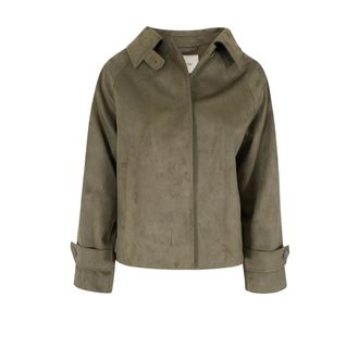 Yes-Zee YES Zee, Femme, Vestes, Vert, Taille: 38 FR Trench Coat