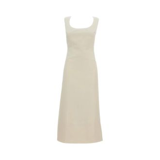 Jacquemus Tablier Kleid - - Dresses - Damen - Beige - 2XS
