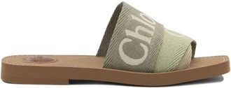 Chlo&eacute; Sandalen - Woody Slides - Gr. 36 (EU) - in Braun - f&uuml;r Damen