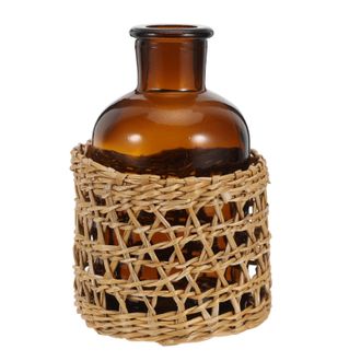 Pretyzoom Glasflasche f&uuml;r Aromatherapie mit Duftst&auml;bchen Nachf&uuml;llbarer Beh&auml;lter f&uuml;r &Auml;therische &Ouml;le Dekorative Glasflasche als Duft&ouml;lhalter Wiederverwendbar f&uuml;r 